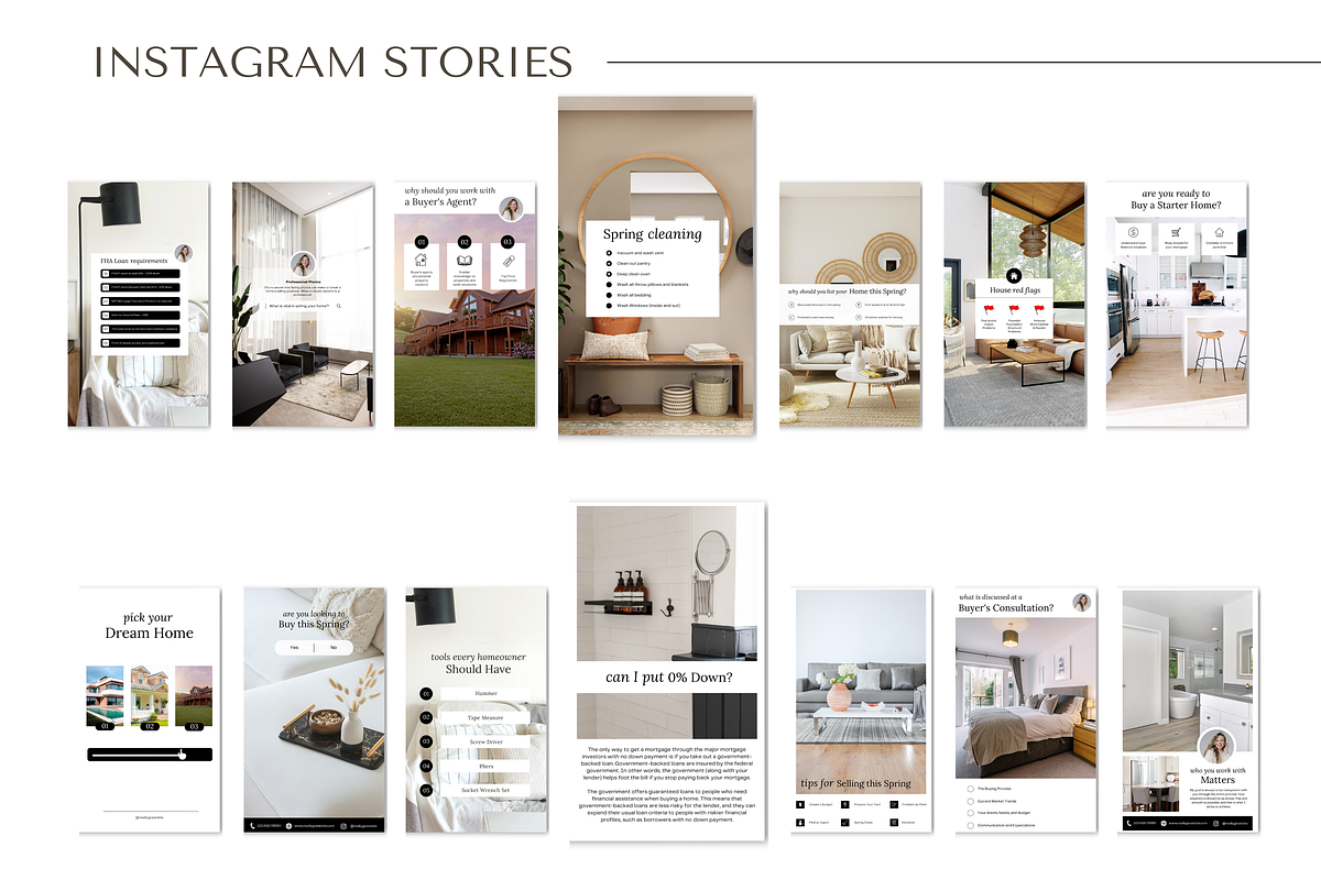 April Real Estate Social Media Posts, a Social Media Template by ...