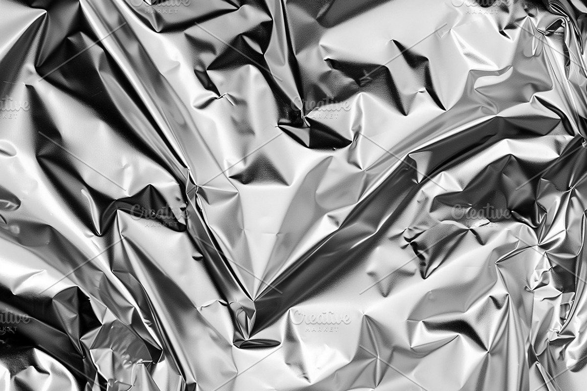 50 Crumpled Foil Textures, a Texture Graphic by UnicDesign