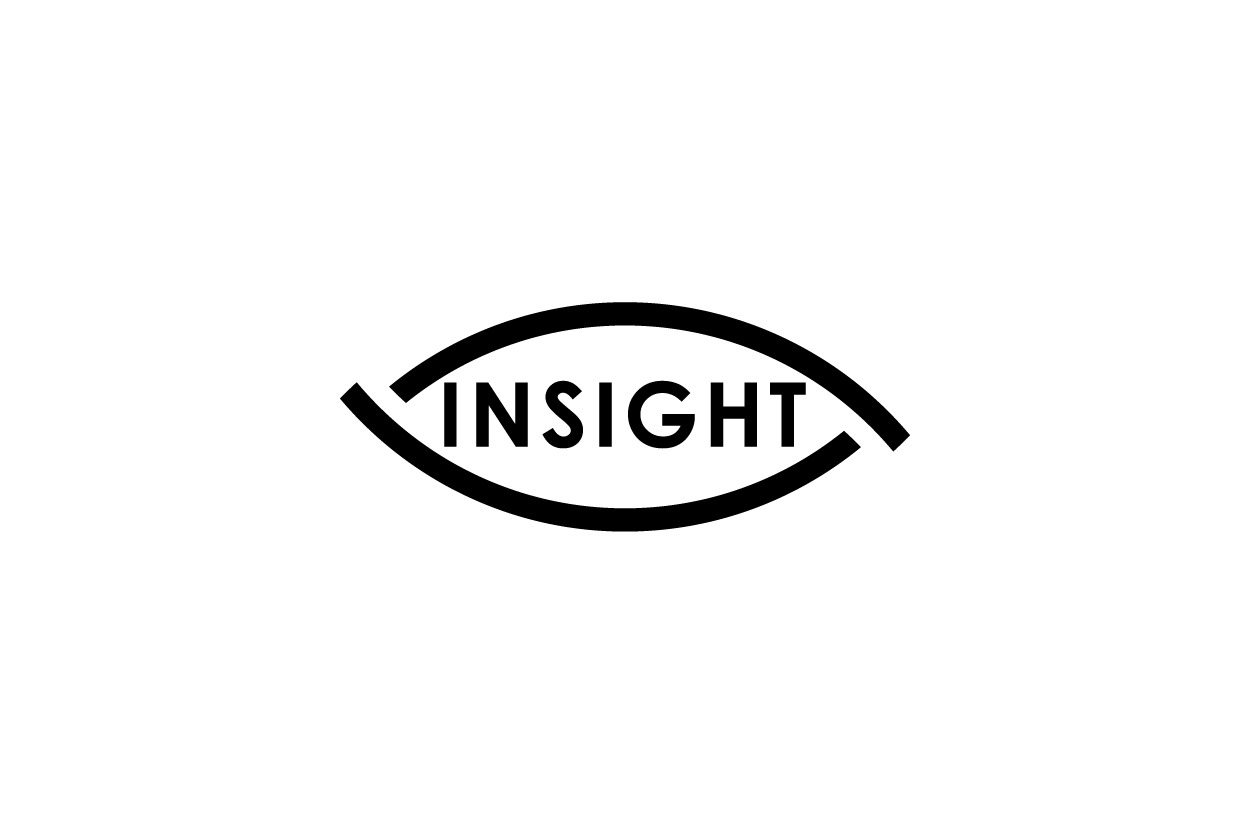 simple eye with letter insight logo | Creative Market