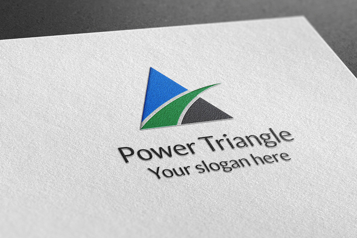 Power triangle Logo, a Branding & Logo Template by BdThemes