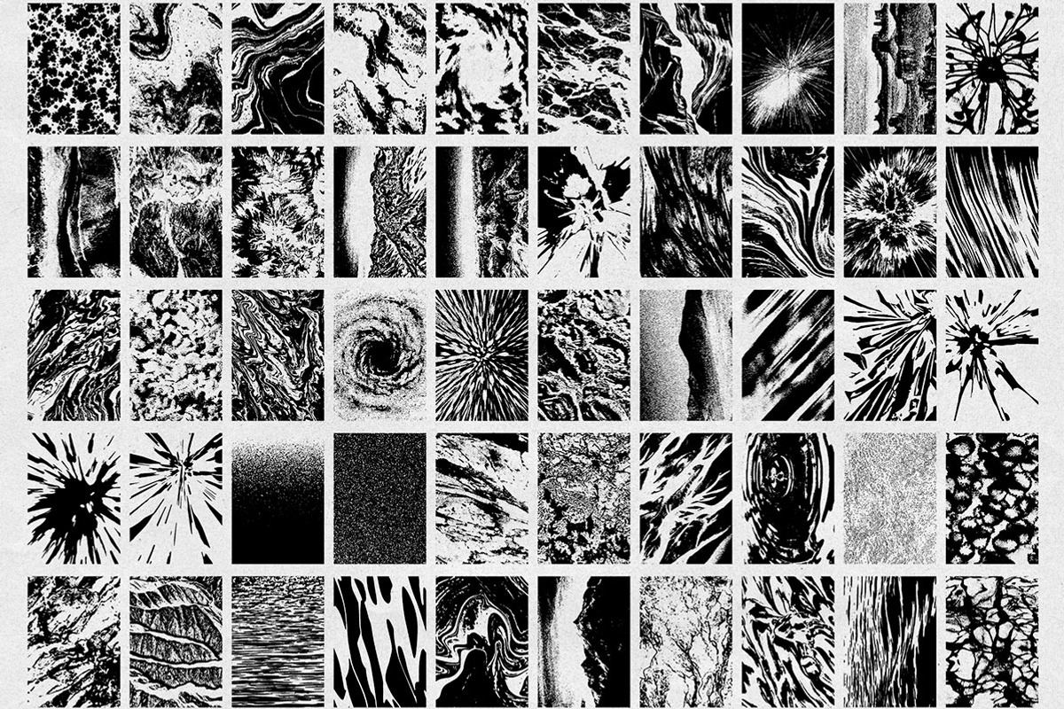 TRUGRAINS Brutalist Vector Textures, a Texture Graphic by Thundr Co.