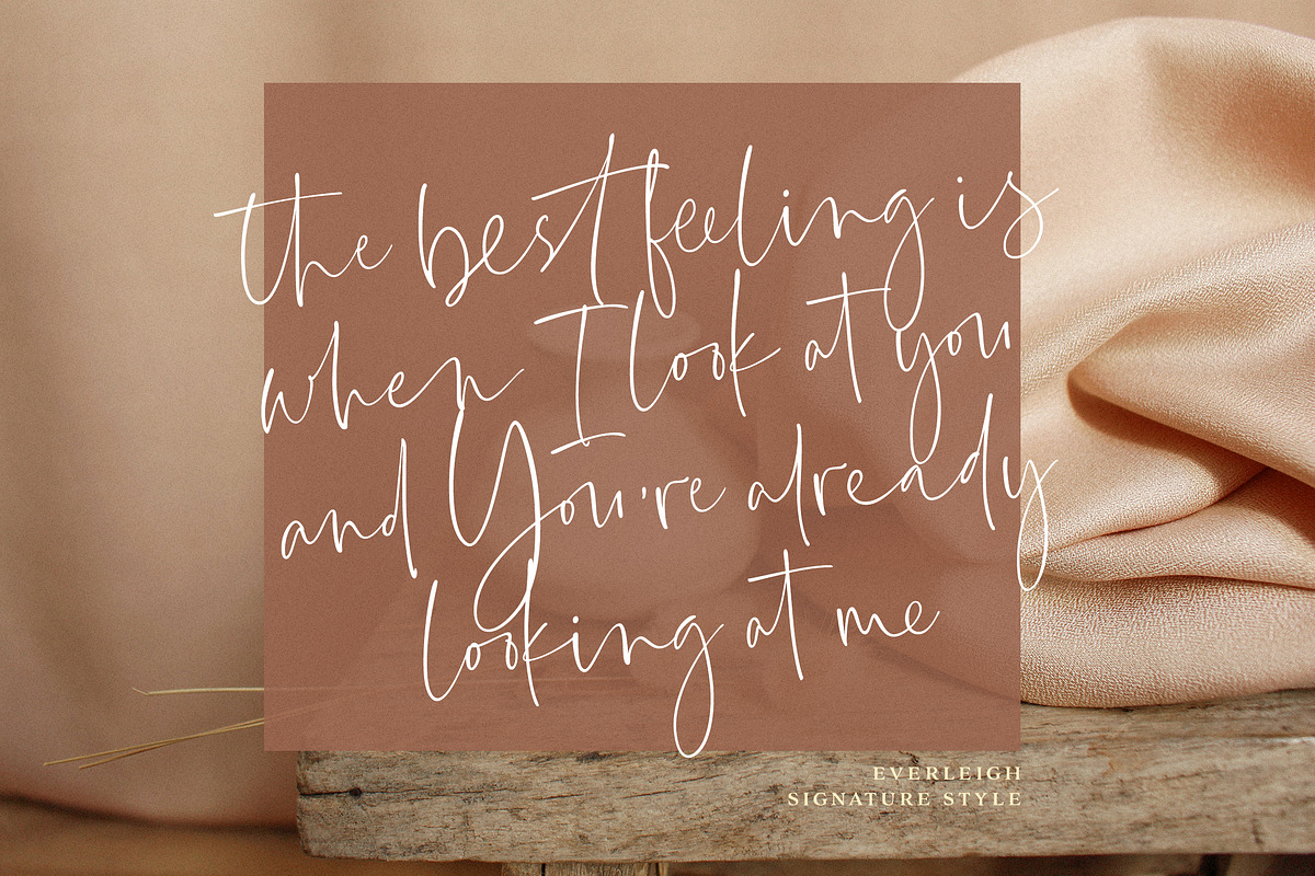 Everleigh Signature Script, a Script Font by Get Studio