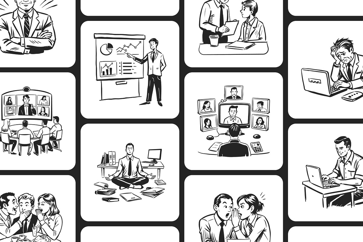 Animated Business Drawing