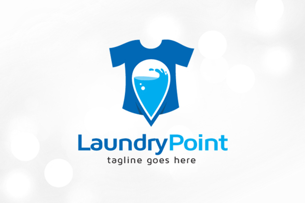 Laundry Point Logo Template, a Branding & Logo Template by gunaonedesign