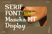 Marieka Mt Display Font, a Serif Font by Motiontail Studio