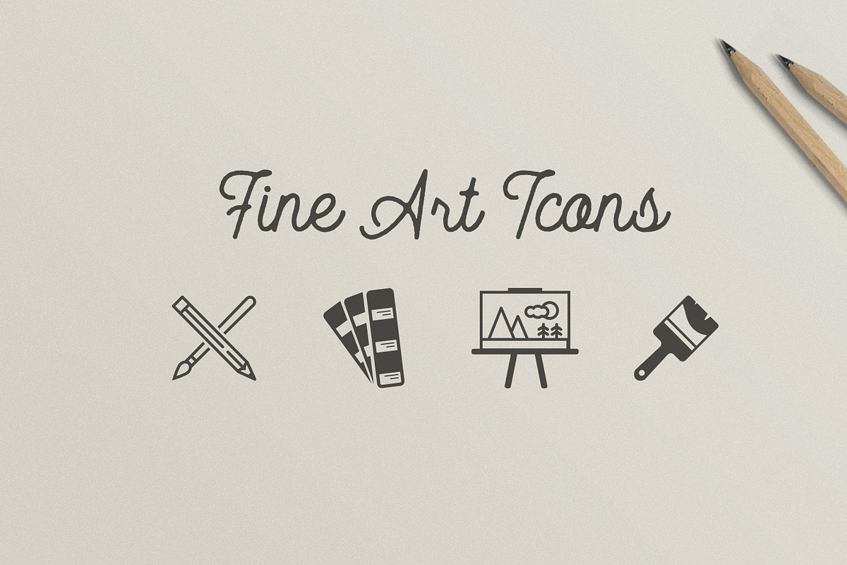 Fine Art Designer Icons, an Icon by WeGraphics