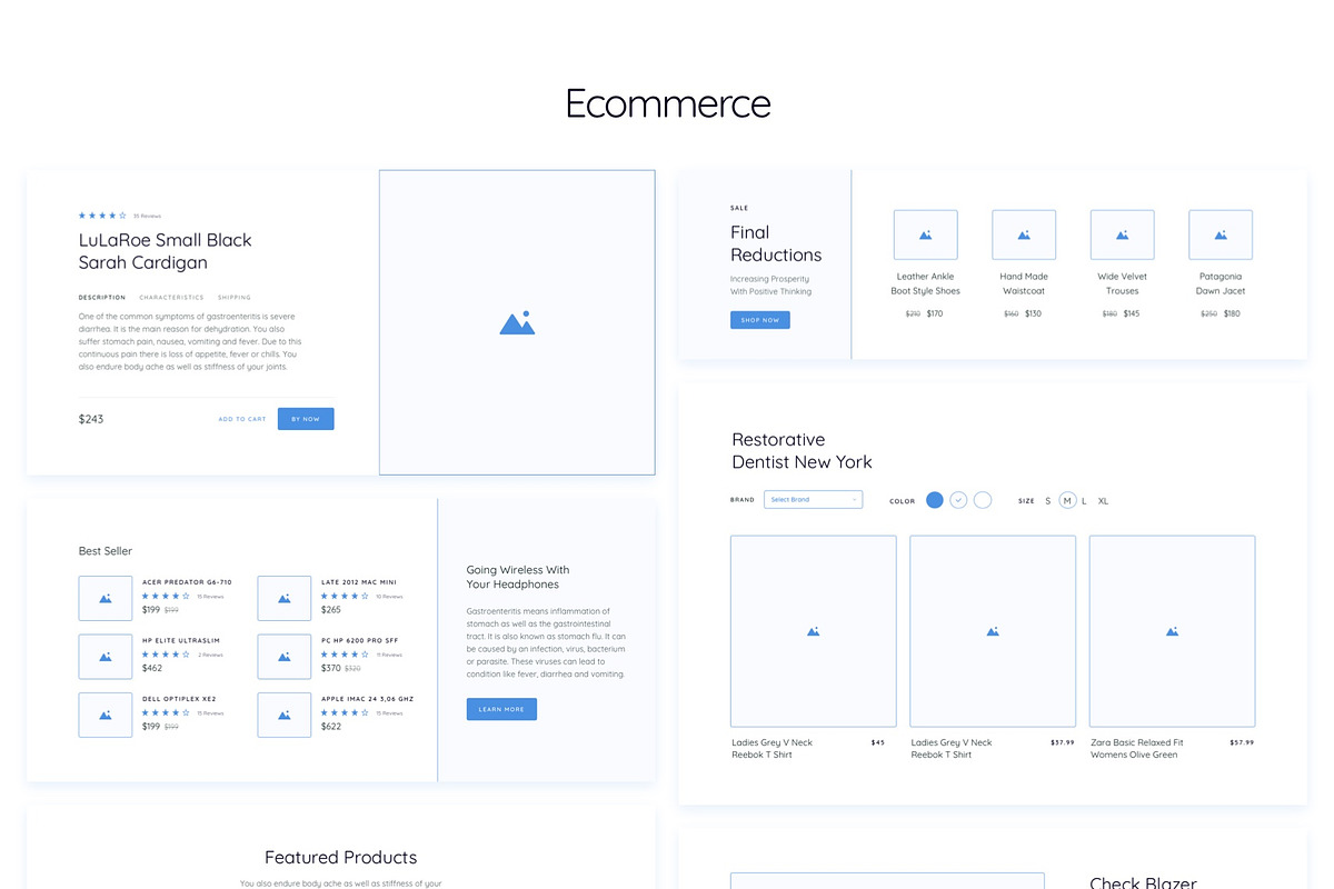 Method Wireframe Kit [200+ Blocks], a Wireframe Template by Craftwork