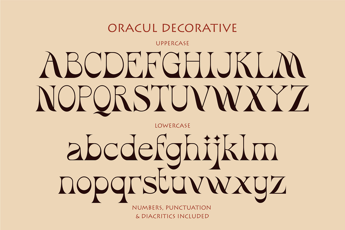 Oracul Bohemian Display Font