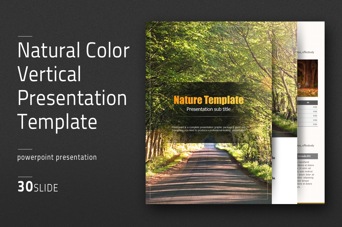 Natural Color Template Vertial