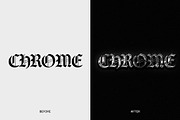 CHROME Effect Photoshop, a Layer Style Add-On by Vermeulen Design Studio
