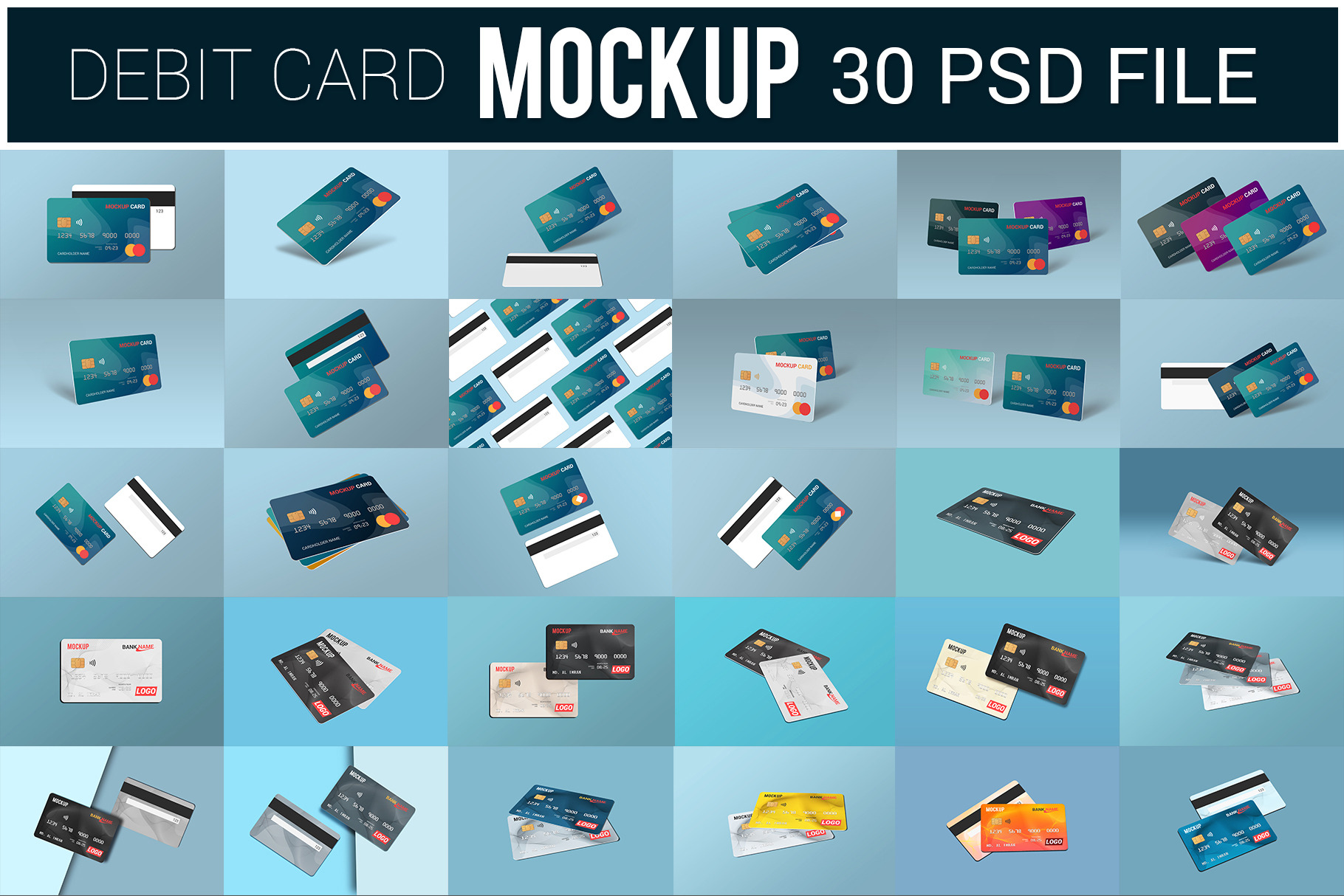 Smart Card Mockup Template
