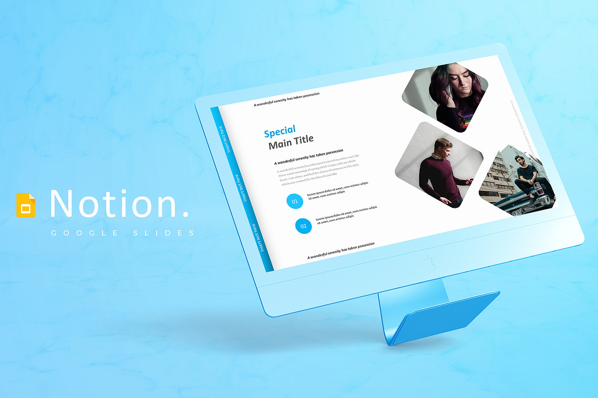 Notion - Google Slides Template, a Presentation Template by AQR Studio