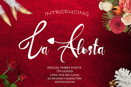 La Rose | Script fonts ~ Creative Market