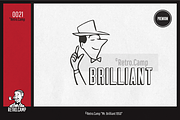 ClipArt 0021 - Mr. Brilliant 1950, a Work Illustration by Retro.Camp