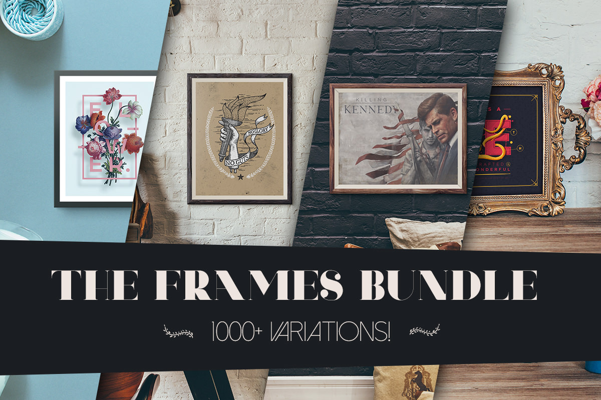 The Frames Bundle, a Print Template by Frisk Shop