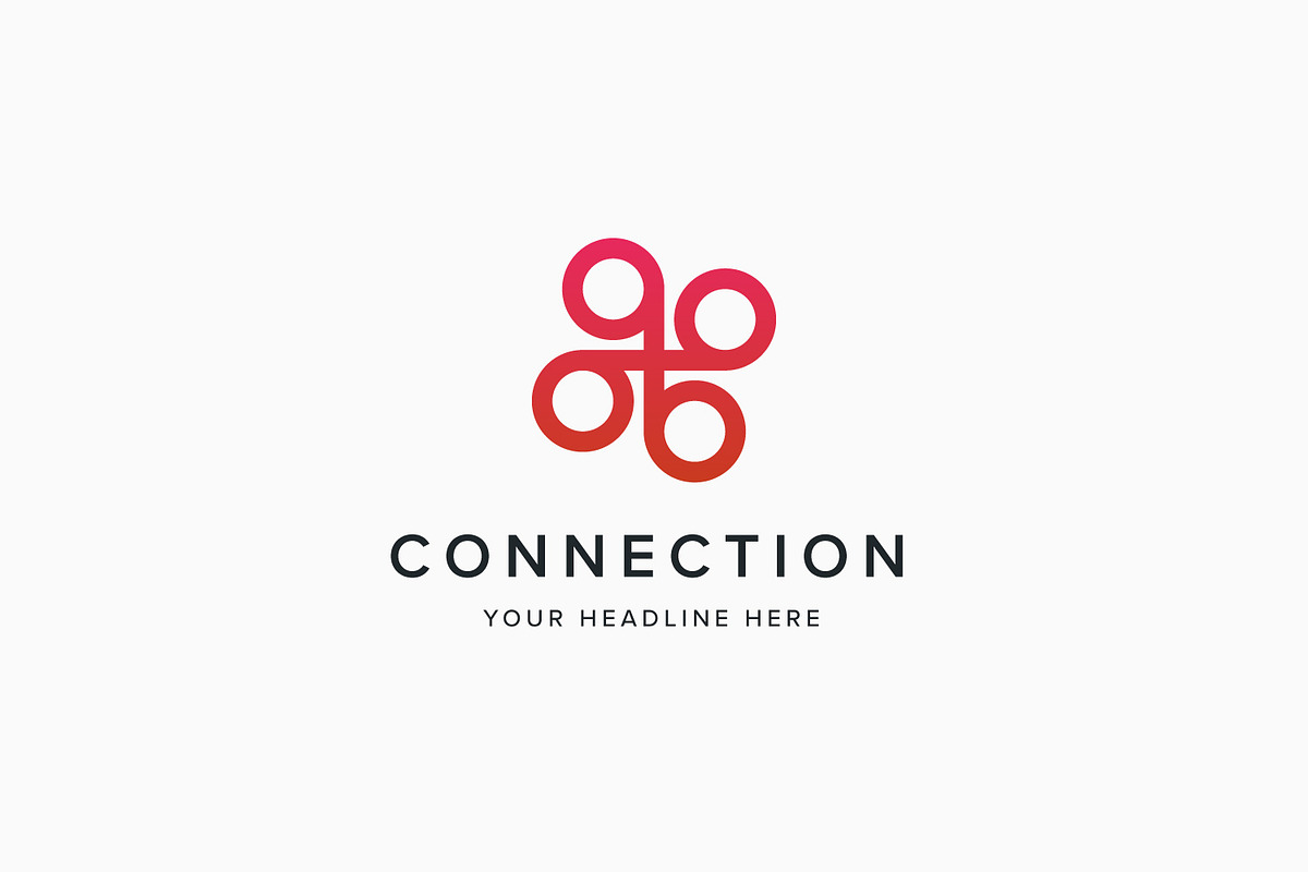 Connection Logo Template, a Branding & Logo Template by PixaSquare