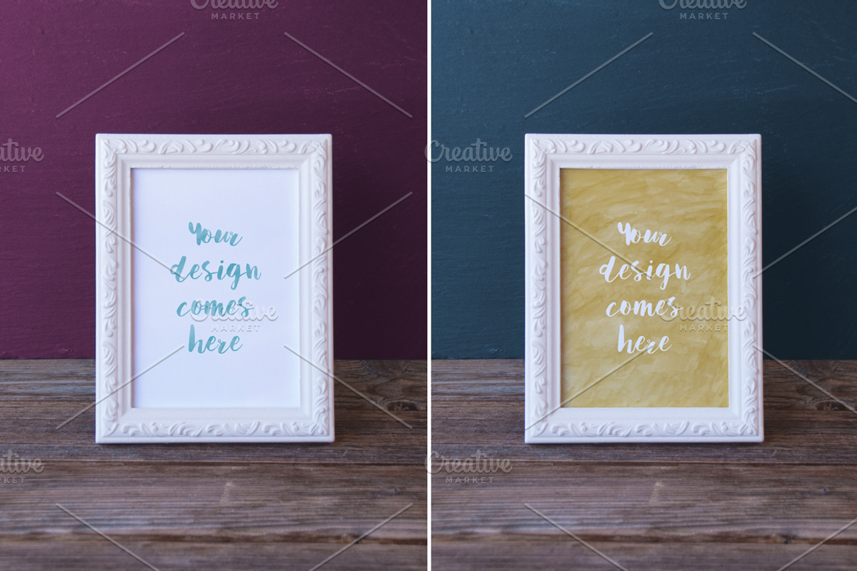 #2 Frame Mockup JPG + PSD, 8 files, a Print Template by friday supply