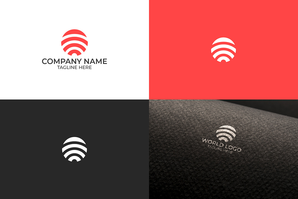 Wireless Logo Design, a Branding & Logo Template by GranzCreative