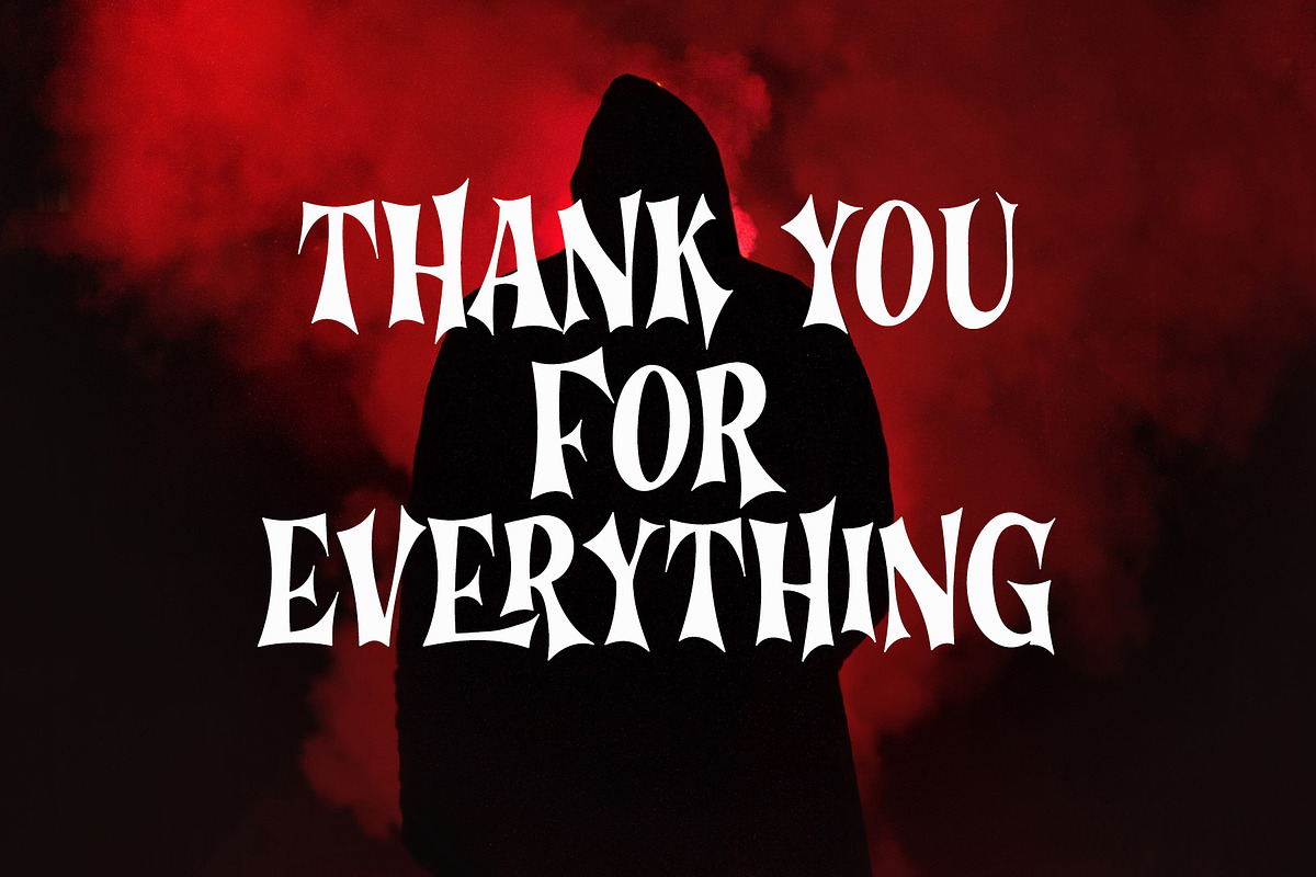 Ghosteen - All Caps Display Font