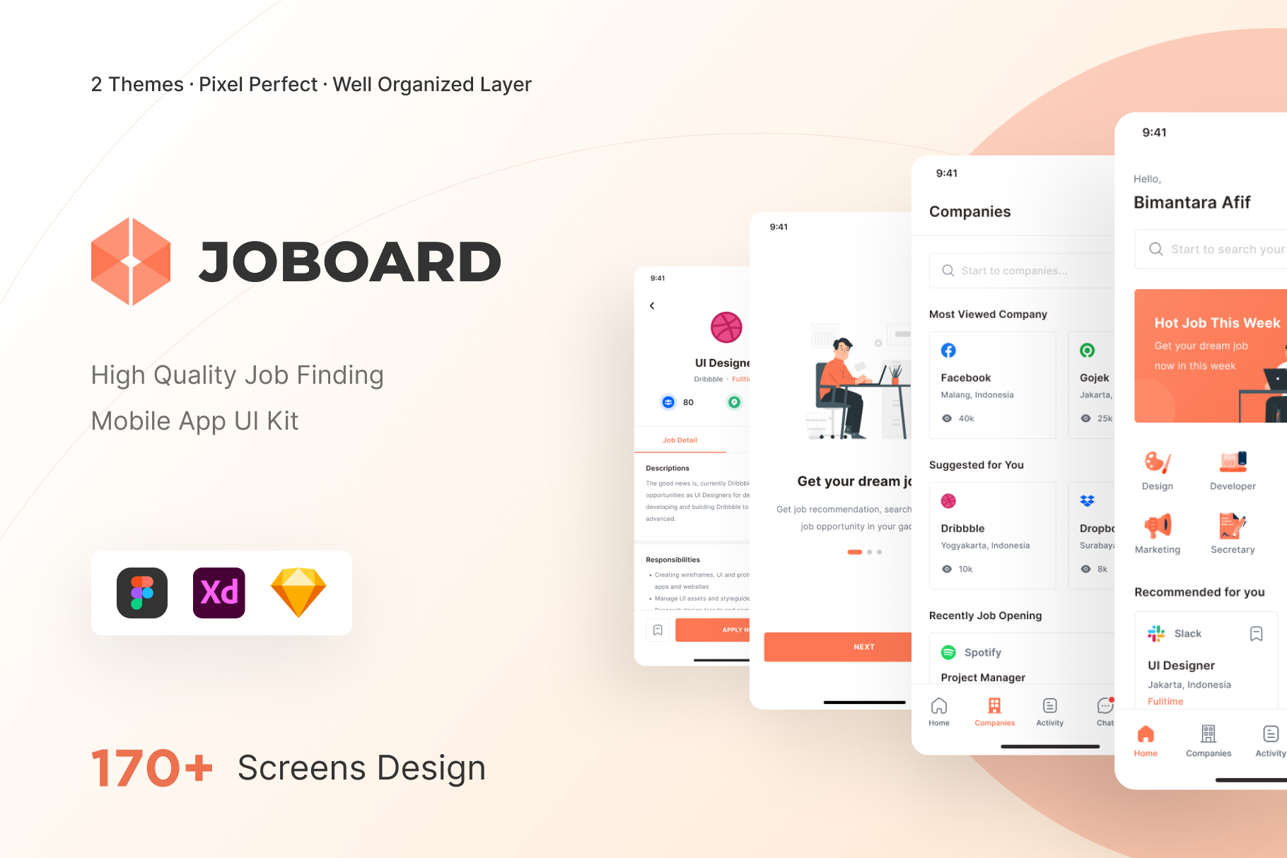 JOBOARD Job Work Finding UI Kit