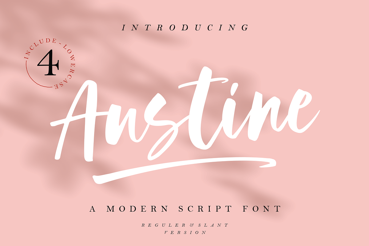 Austine - A Modern Script Font, a Script Font by Megi Satyo Widodo