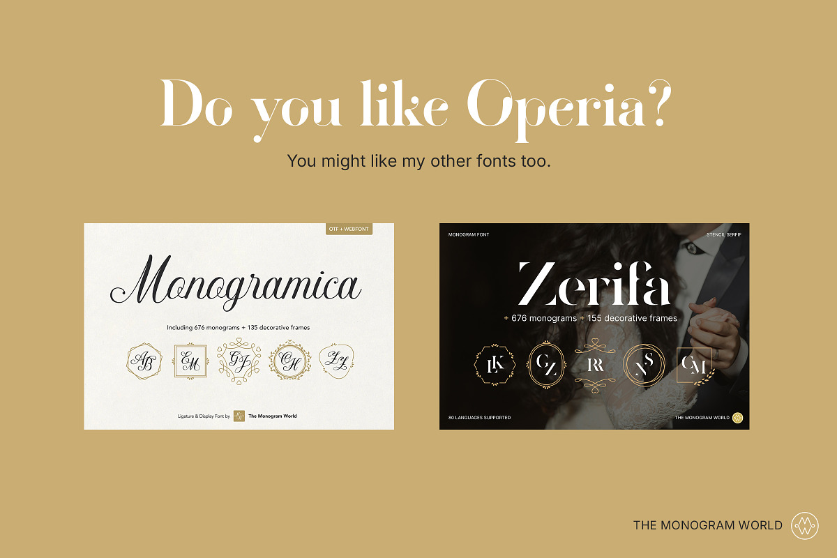 Operia – Serif Ligature Font | operia, serif ligature font | Creative Market