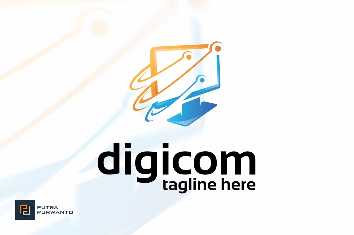 Digicom - Logo Template, a Branding & Logo Template by putra_purwanto ...