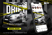 Road Race Event Flyer Template, a Flyer Template by Rmbimo