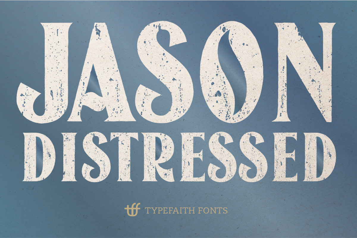 Jason Caps, a Serif Font by TypeFaith Fonts