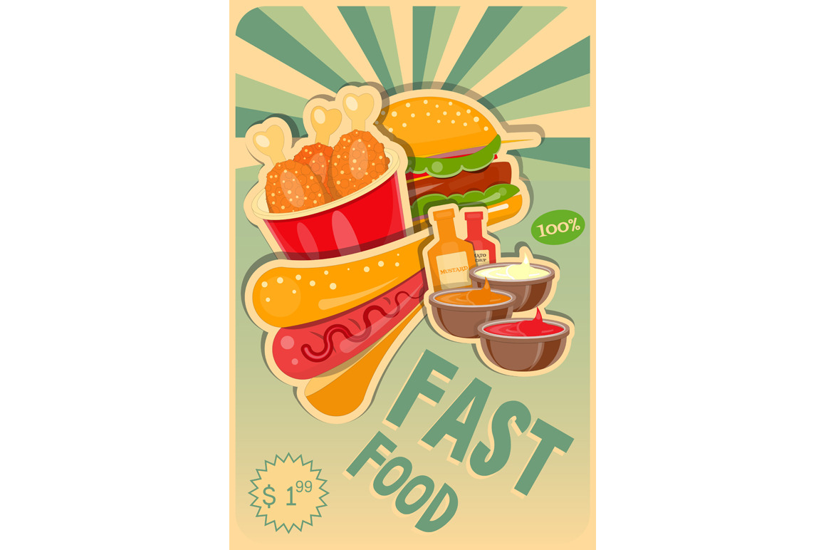 Food poster, a Food Illustration by ELFIVETROV DESIGN