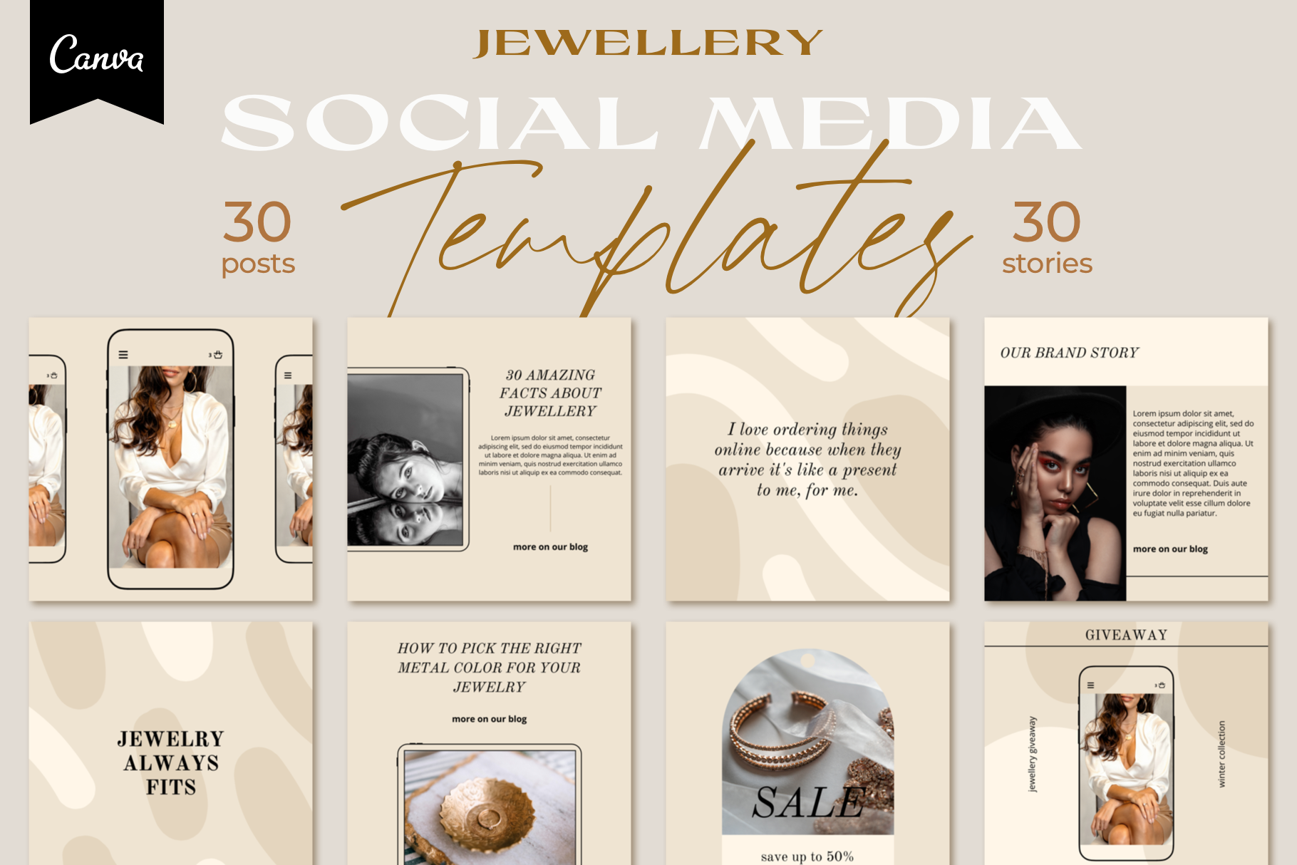 Instagram Template for Canva, a Social Media Template by Bonumo ...