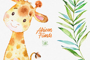 African Friends. Safari Collection, an Animal Illustration by StarJam