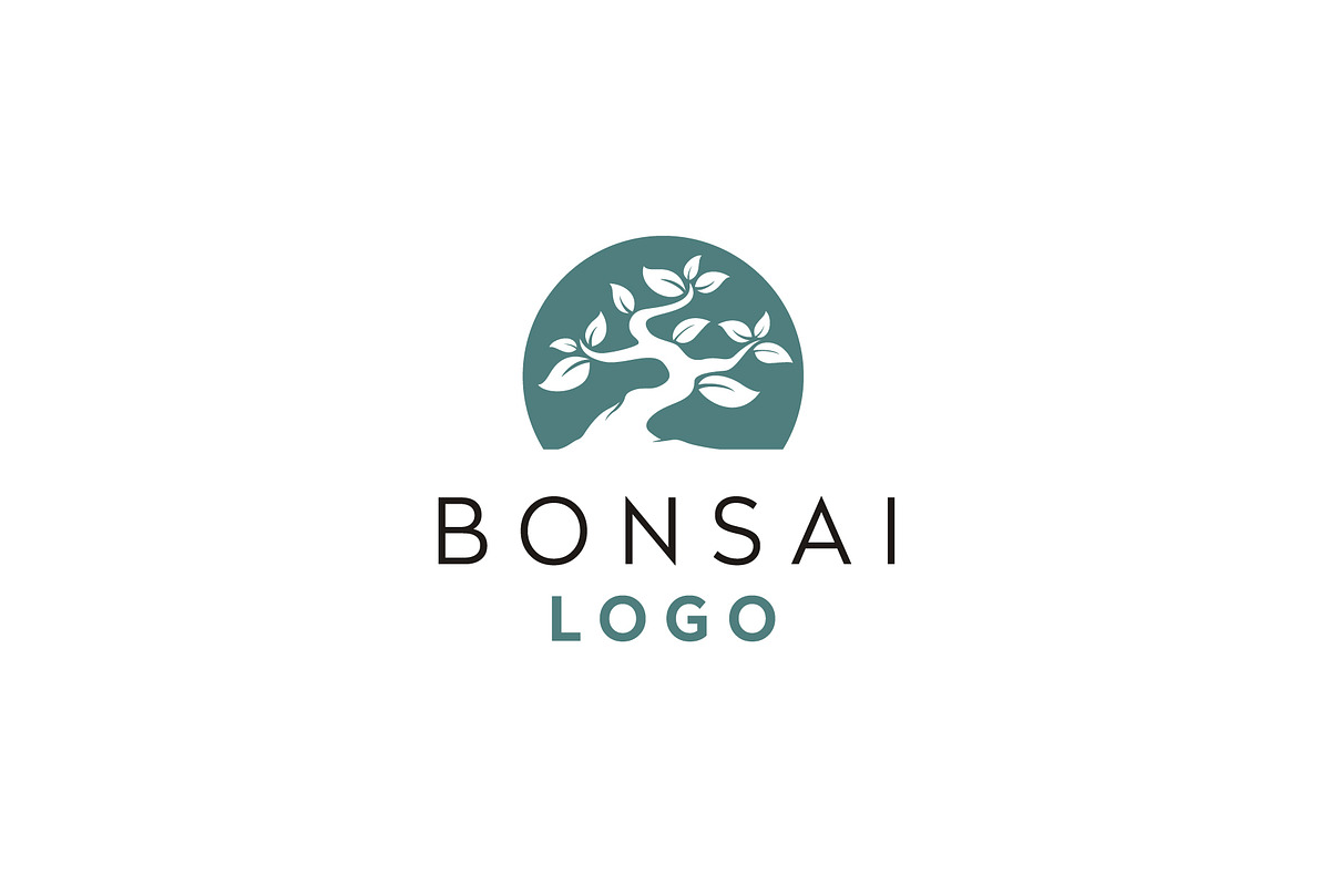 Oriental Bonsai Japan Art Tree logo, a Branding & Logo Template by Enola99d