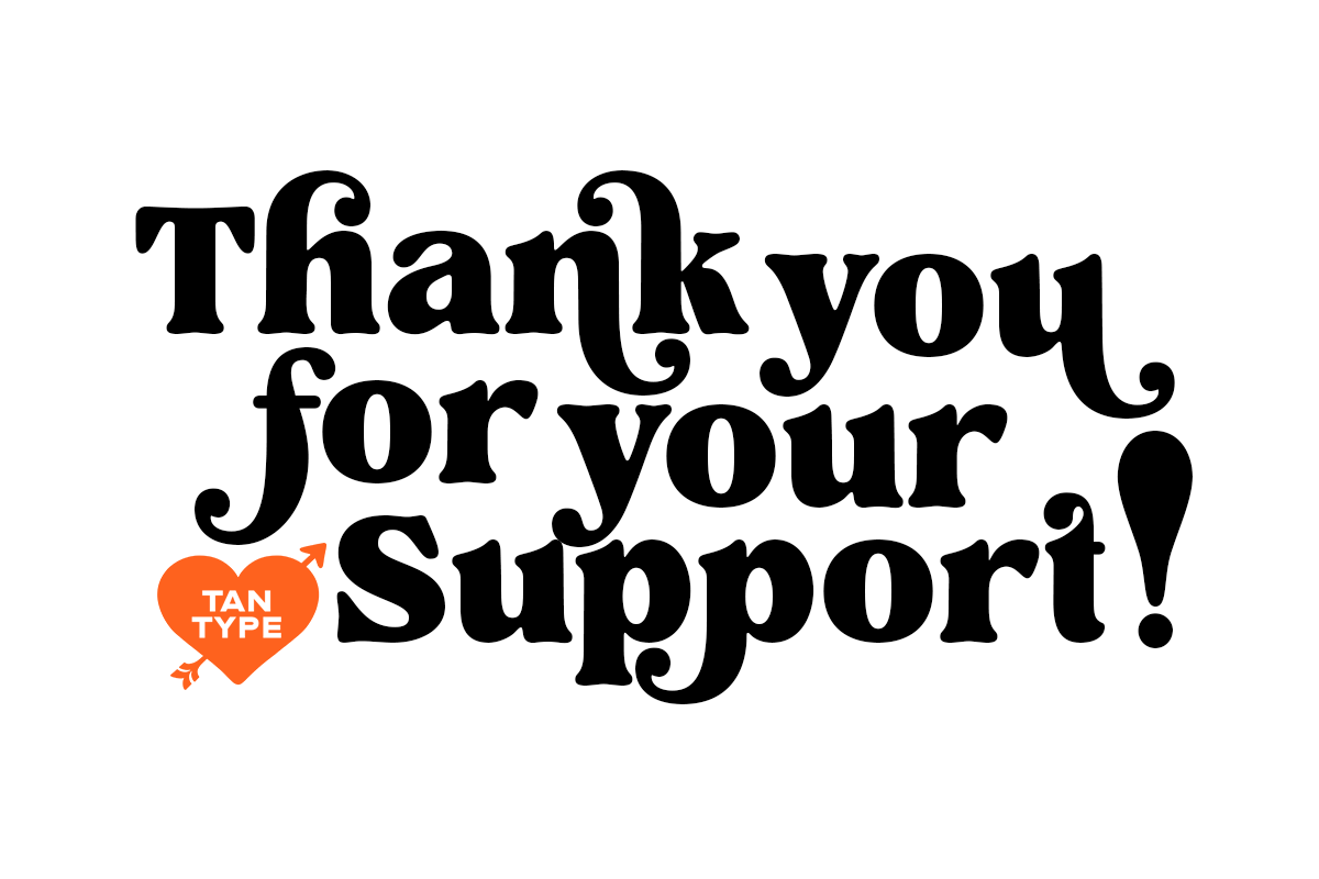 BUNDLE OF 7, a Font by TanType