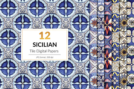 12 Tile Patterns | Graphics ~ Creative Market