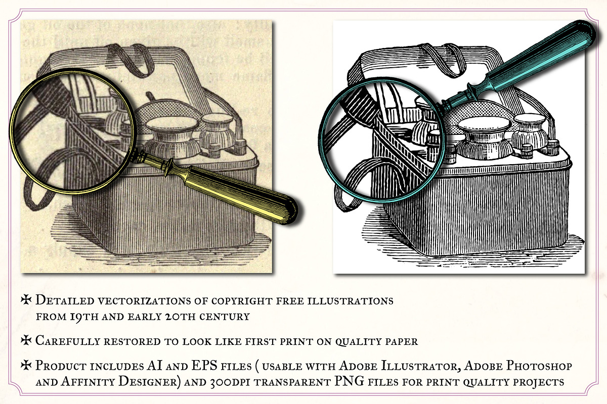 Vintage Science Illustrations, a Technology Illustration by Mr Vintage ...