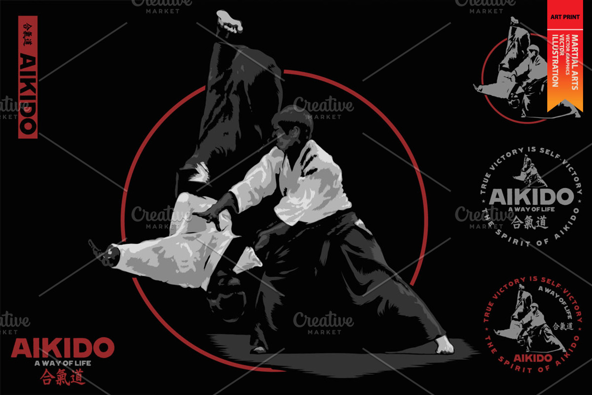 AIKIDO, an Illustration by Artistic & Unique