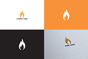 Fire logo design | Branding & Logo Templates ~ Creative Market