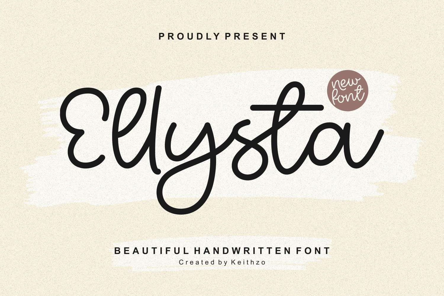 Ellysta | fonte ellysta | Creative Market