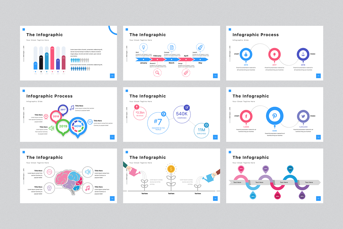 EASY - PowerPoint Template + Gift, a Presentation Template by Elizaveta ...