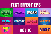 Editable Eps Text Effect Vol 16