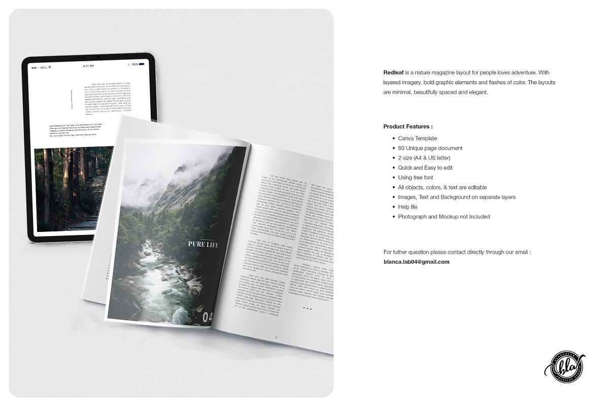 Clean Canva Nature Magazine