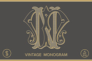 MN Monogram NM Monogram, a Branding & Logo Template by Shuler Studio