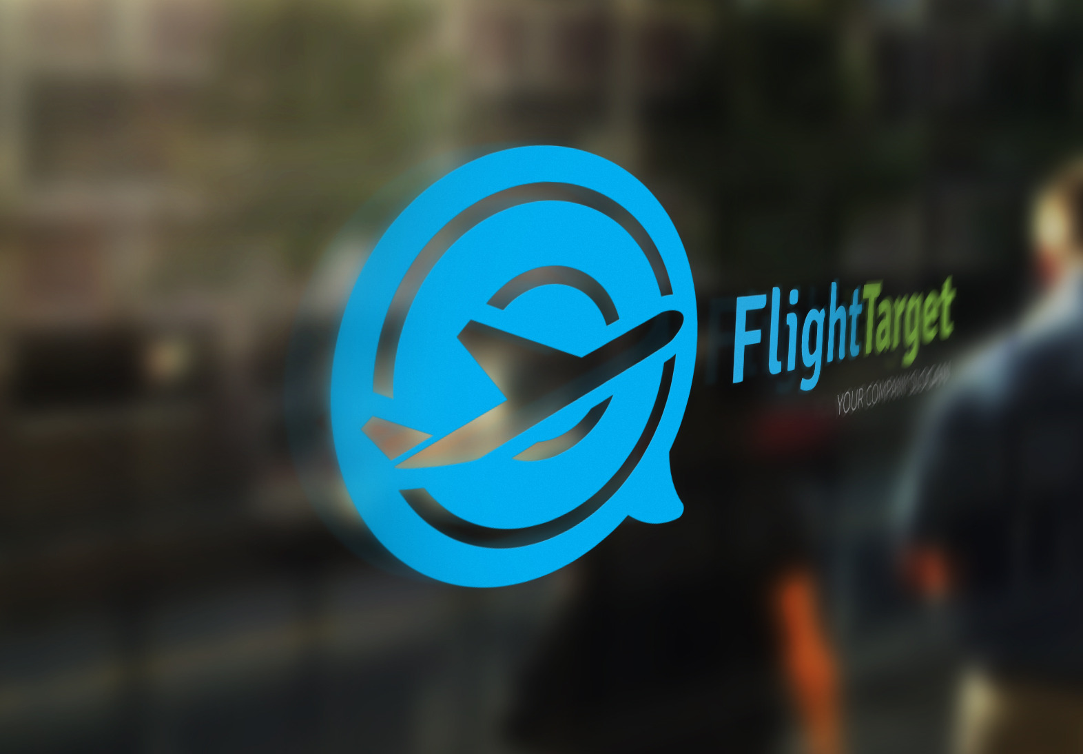 Flight Target Travel Agency, a Branding & Logo Template by Vectorwins ...