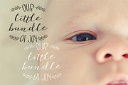 baby photo overlay, bundle of joy | Graphics ~ Creative Market