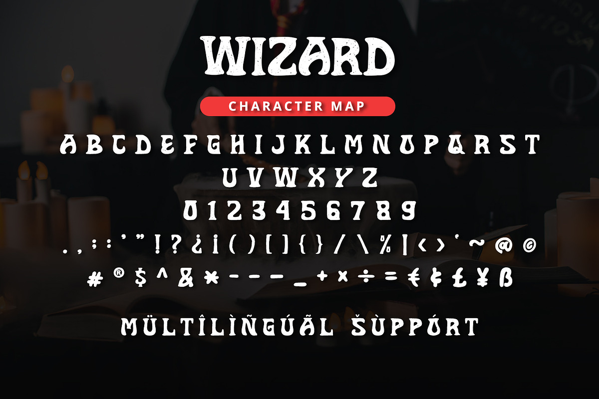 Wizard - Display Font