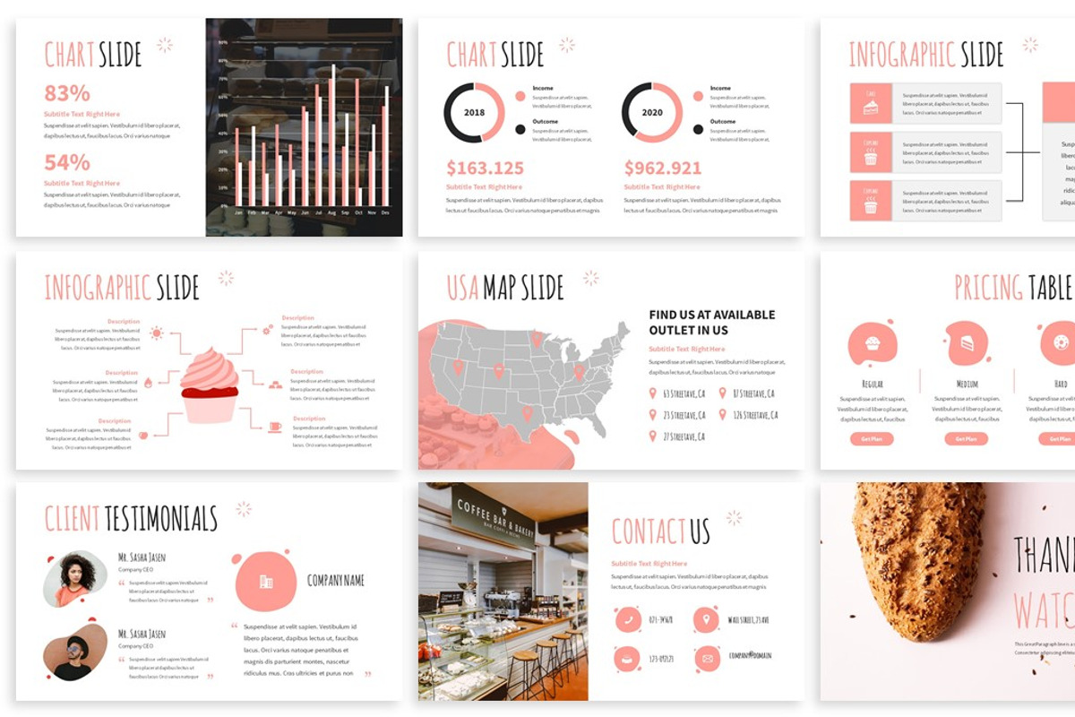 Dulcis - Cake Google Slides Template, a Presentation Template by ...