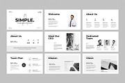 Simple Presentation Template, a Presentation Template by CreativeSlides