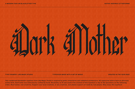 Athanasius Kircher, a Blackletter Font by Intellecta Design