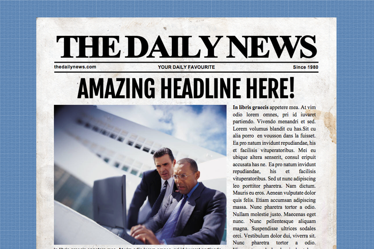 4 Page Microsoft Word Template, a Flyer Template by Newspaper Templates